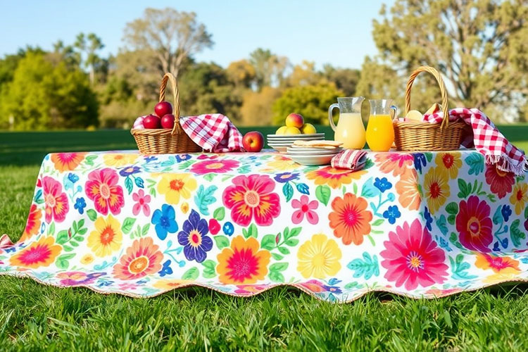 Custom Outdoor Tablecloths for Resorts & Hospitality | Material & MOQ ...