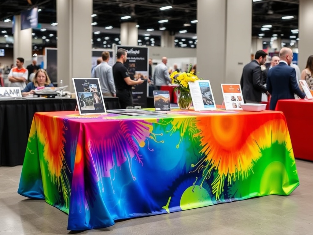 5 Creative Ways to Use Trade Show Table Covers | Best Tablecloth Ideas ...
